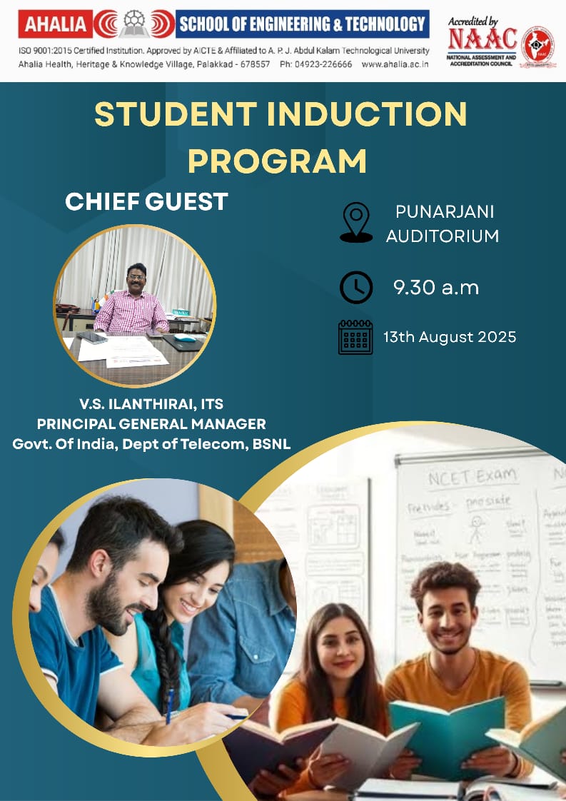 2025 - 2029 Batch Inauguration and Student Induction Program - Ahalia School of Engineering ...